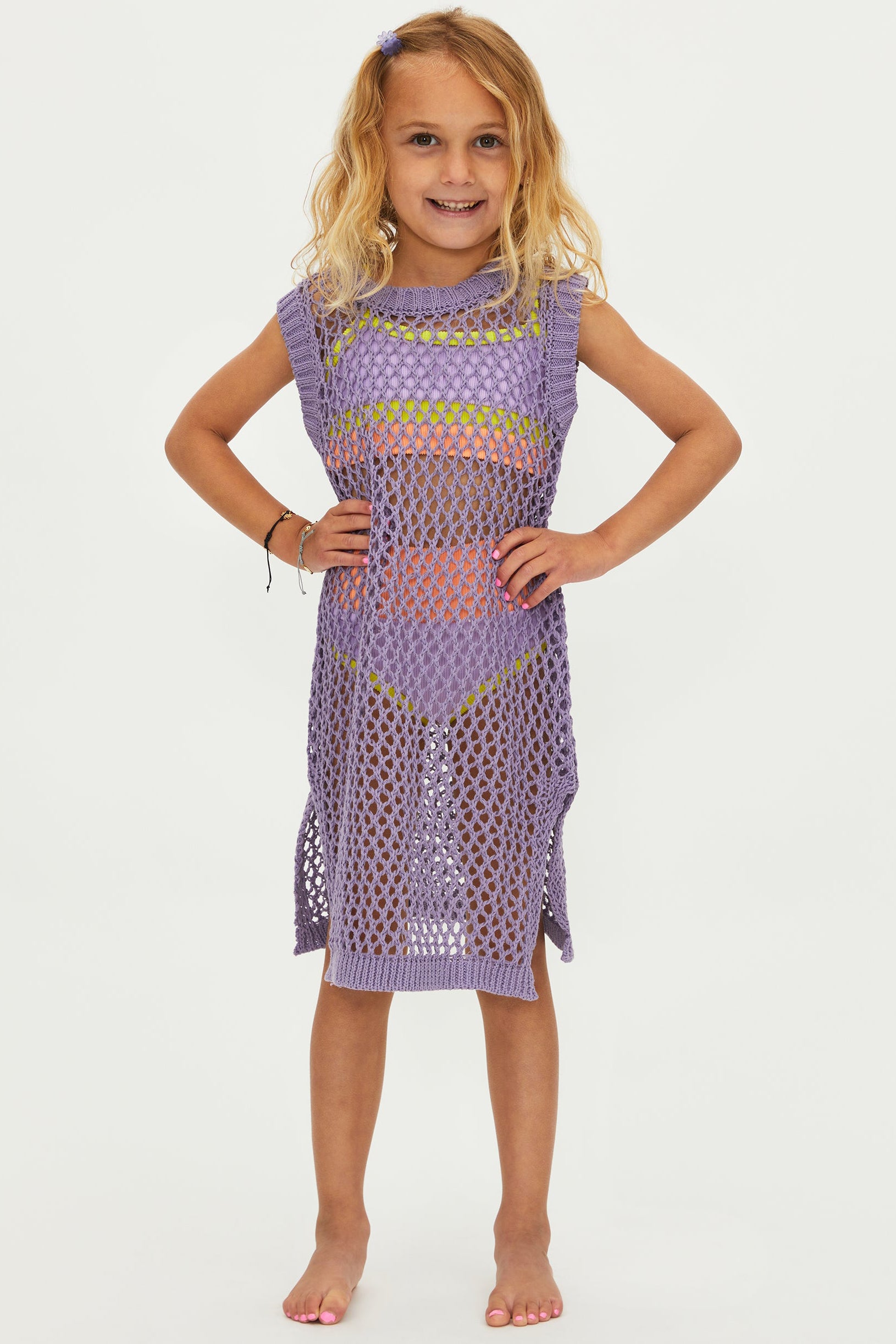 Beach Riot | Little Holly Dress Lavender | Kids Dress | Beach Riot
