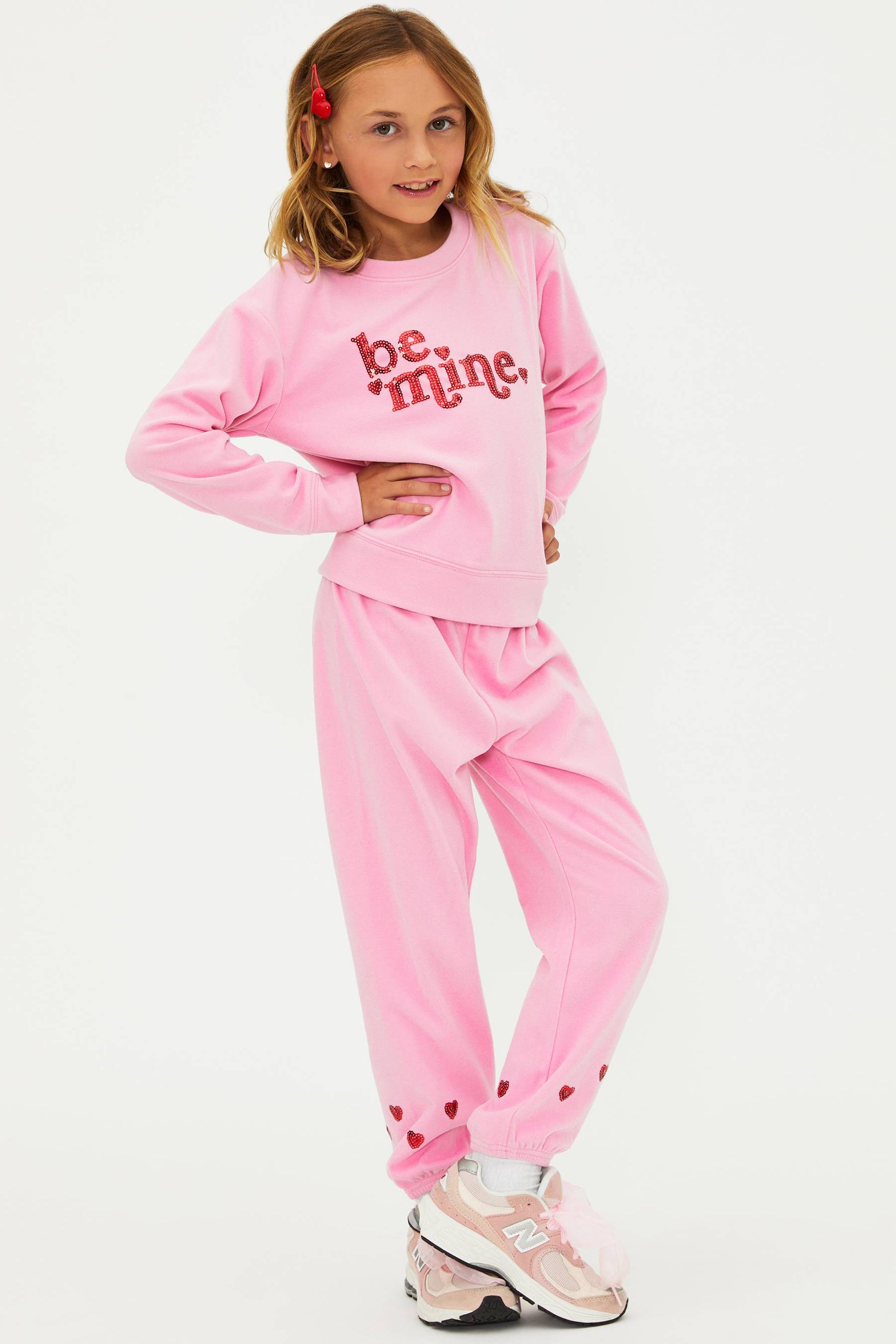 Beach Riot | Little Georgie Pant Lovely Pink | Girls Pink Sweatpant ...