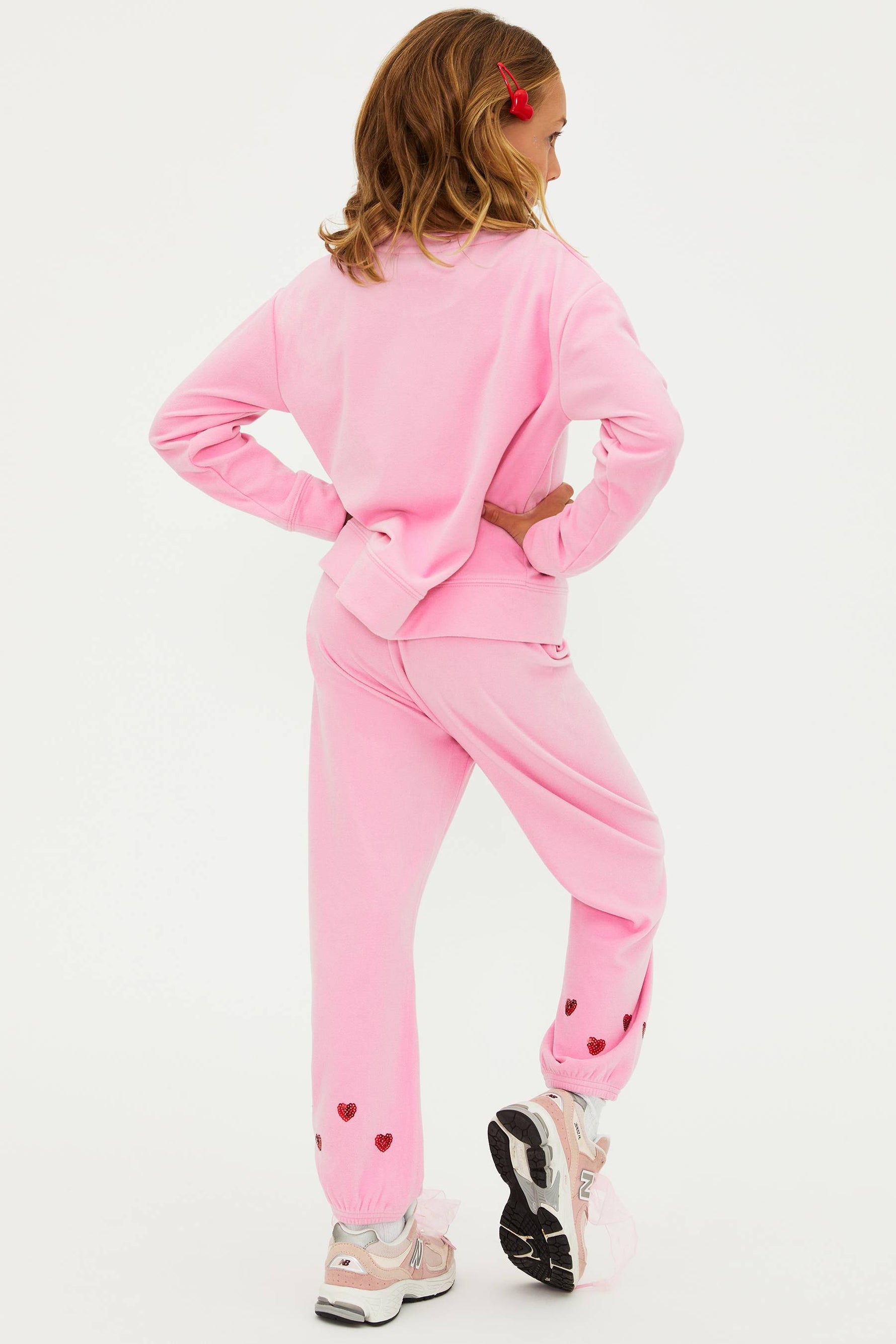 Beach Riot | Little Georgie Pant Lovely Pink | Girls Pink Sweatpant ...