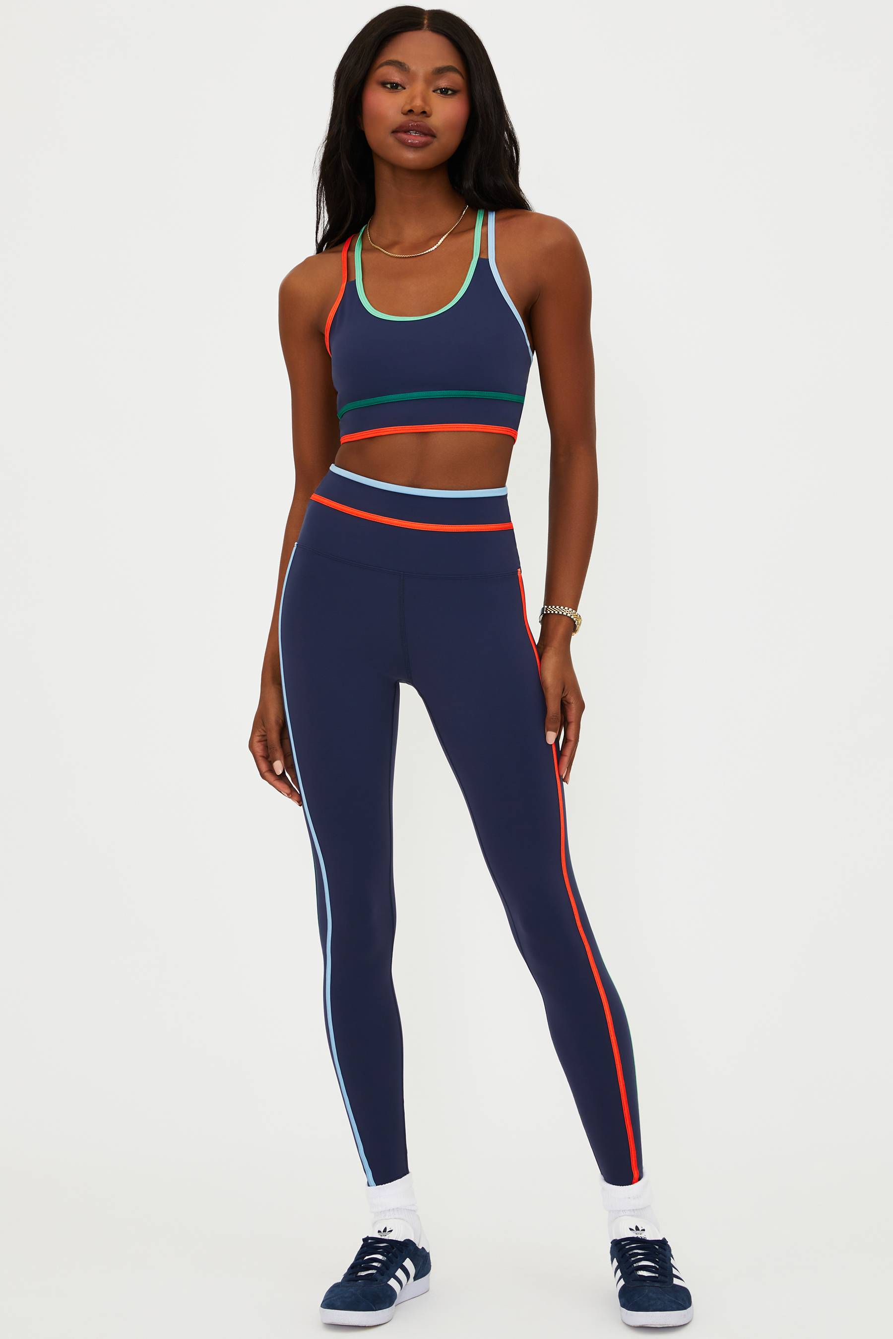 Beach Riot | Solara Legging Cape Cod Colorblock | Navy Active Legging ...