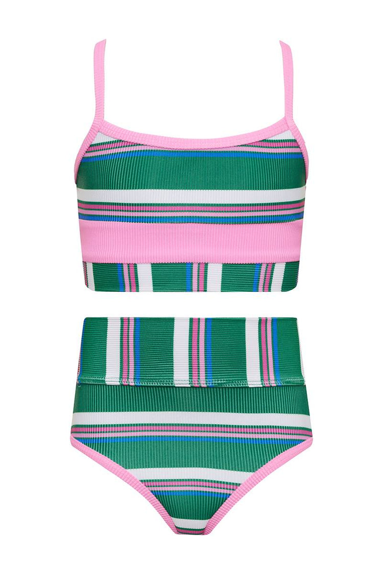 Beach Riot | Little Eva & Emmie Set Jelly Bean Stripe | Girls Swimsuits ...