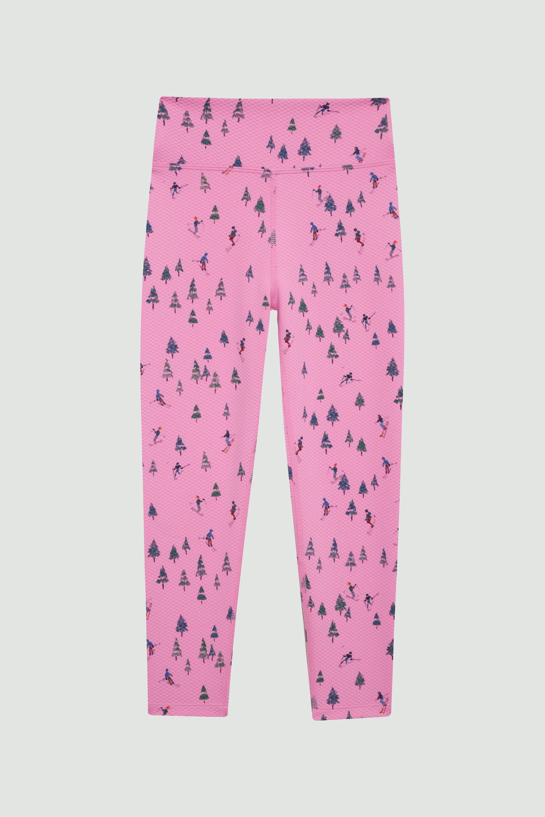 Beach Riot | Little Peppa Legging Ski Patrol Waffle | Kids Pink Ski ...