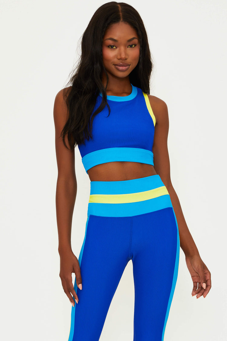 Beach Riot | Gwen Top Riviera Colorblock | Active Top | Beach Riot