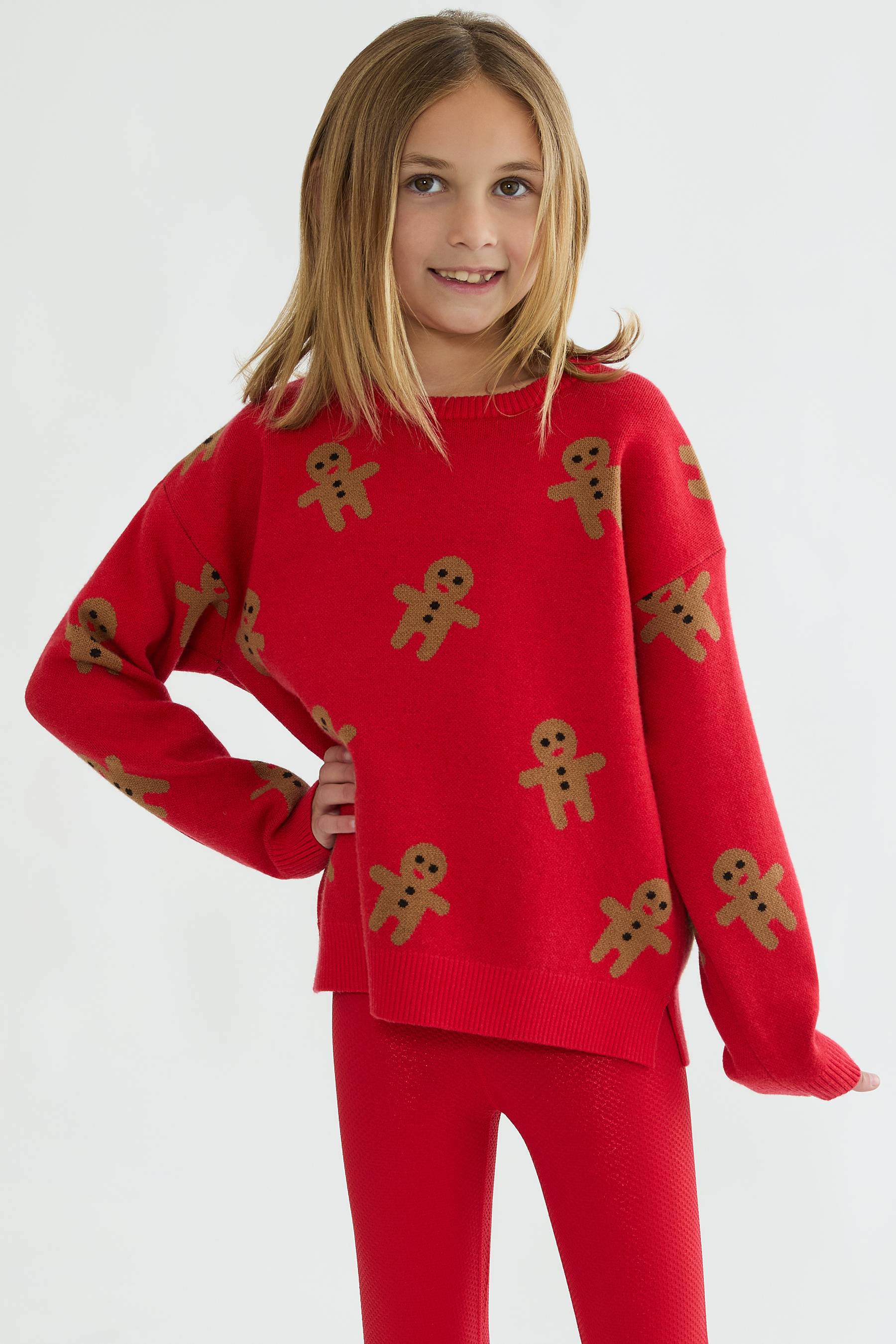 Beach Riot | Little Callie Sweater Gingerbread | Kids Holiday Sweater ...