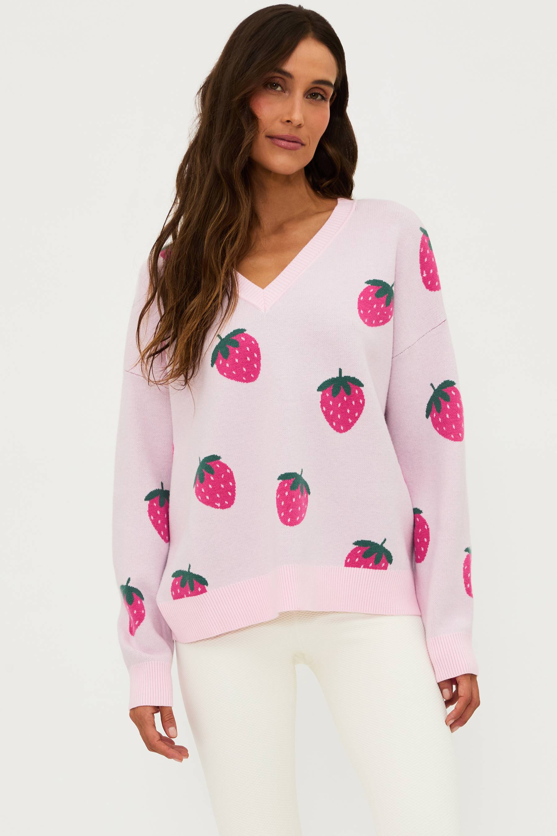 Beach Riot | Joey Sweater Sweet Berry | Pink Sweater | Beach Riot
